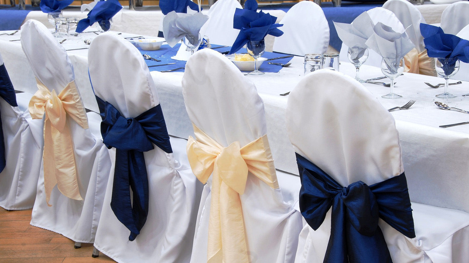 Wedding Chair Bows | Wedding Chair Sashes - Wedding Party Accessories ...